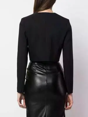 GENNY Cropped Peak-lapel Blazer