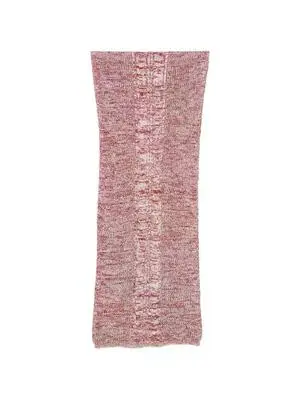 Missoni Cable-knit Space-dye Scarf - Red