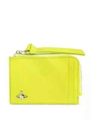 VIVIENNE WESTWOOD Orb-plaque Cardholder - Green