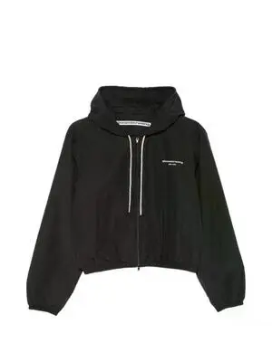 Alexander Wang Logo-print Hooded Jacket