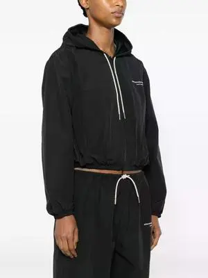 Alexander Wang Logo-print Hooded Jacket