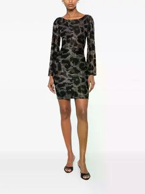 MIRON Embellished Mini Dress