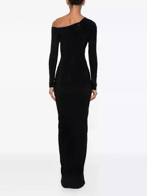 MIRON Embellished Floral Maxi Dress