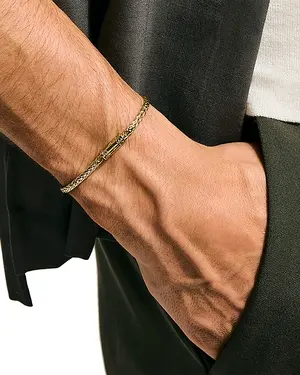 John Hardy 14k Yellow Woven Link Bracelet