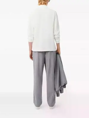 Lacoste Elasticated-waistband Logo-patch Trousers