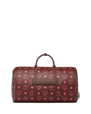 Mcm Ottomar Large Leather Weekender Bag