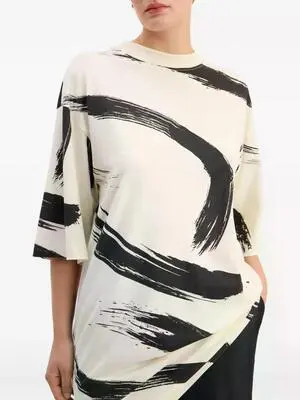 Loulou De Saison Abstract Print T-shirt