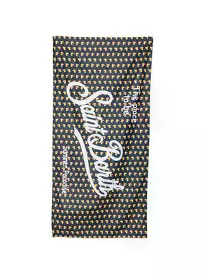 MC2 SAINT BARTH Aidan Duck-print Logo-print Beach Towel