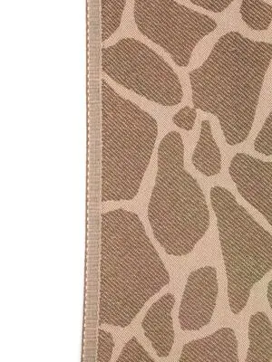 MC2 SAINT BARTH Foutas Giraffe-print Fringed Beach Towel