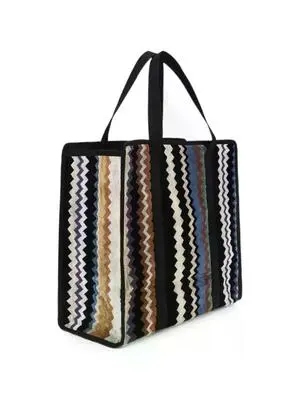 Missoni Zigzag-knit Tote Bag