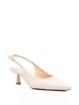 SERGIO MORETTI FIRENZE Pointed-toe Slingback Pumps