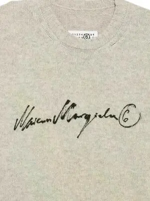 MAISON MARGIELA Logo Knit Sweater