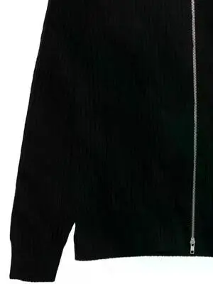 MAISON MARGIELA Ribbed Knit Zip-up Sweater