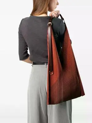 MULTITUDES BAGS Angelina Y Bag Pleated Tote Bag