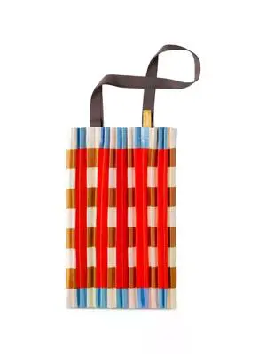 MULTITUDES BAGS Marsala Pleated Tote Bag
