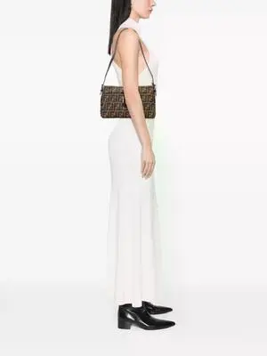 Fendi 20th Century Zucca Canvas Shoulder Bag