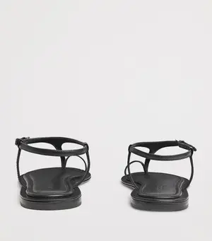 A.emery Leather Alta Sandals - Black