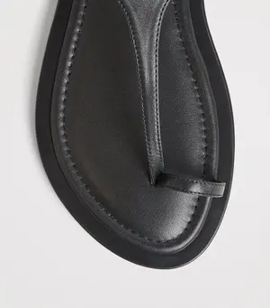 A.emery Leather Alta Sandals - Black