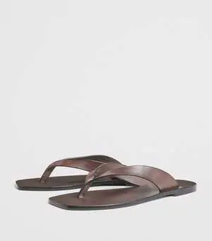 A.emery Leather Kinto Flip Flops