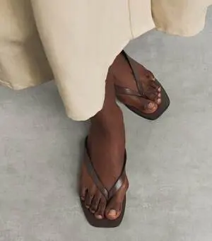 A.emery Leather Kinto Flip Flops