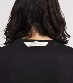 Jacquemus Cotton Rond Carré T-shirt - Black