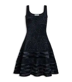 Alaïa Raffia Crochet Mini Dress