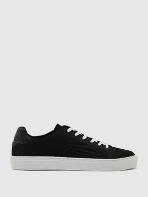 REISS Finley Knit Low-top Trainers