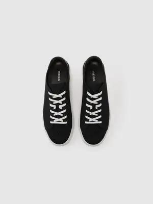 REISS Finley Knit Low-top Trainers