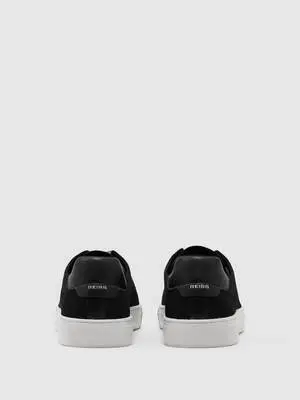 REISS Finley Knit Low-top Trainers