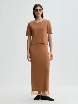 BY MALENE BIRGER Estilla Maxi Skirt With Beading