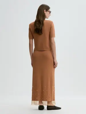 BY MALENE BIRGER Estilla Maxi Skirt With Beading