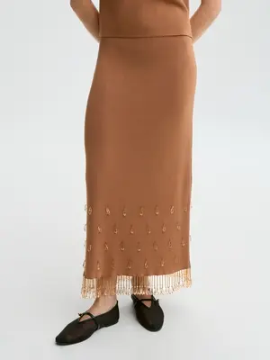 BY MALENE BIRGER Estilla Maxi Skirt With Beading