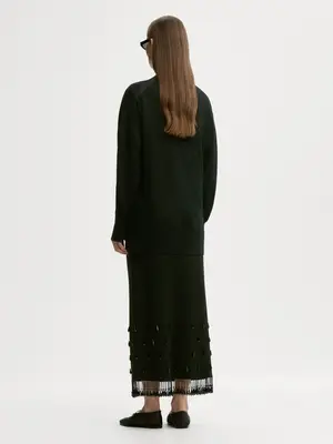 BY MALENE BIRGER Estilla Maxi Skirt With Embellishments - Black