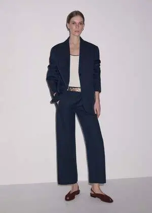 ME+EM Oversized Linen Blend Blazer