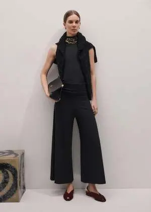 ME+EM Cropped Super Wide Palazzo Pant
