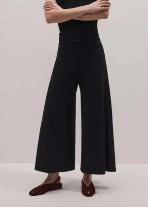 ME+EM Cropped Super Wide Palazzo Pant
