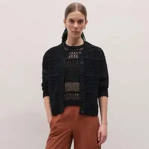 ME+EM Linear Knit Straight Baby Tee