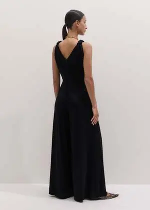 ME+EM Twist Strap Modal Jumpsuit With Belt