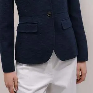 ME+EM Textured Bouclé Corset Jacket