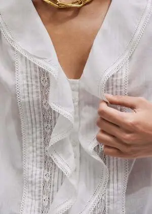 ME+EM Ruffle Blouse