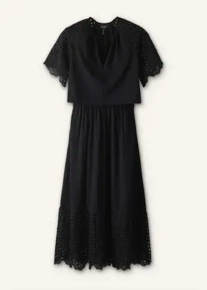 ME+EM Broderie Anglaise Maxi Dress