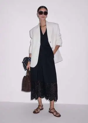 ME+EM Broderie Anglaise Maxi Dress