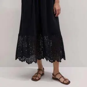 ME+EM Broderie Anglaise Maxi Dress