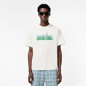 Burberry Maze Cotton T-shirt - Chalk White