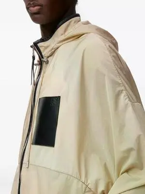 Loewe Technical Shell Zip-up Hooded Jacket - Neutrals
