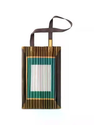 MULTITUDES BAGS Cefalù Pleated Tote Bag - Brown