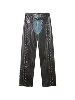Stella McCartney Panelled Lace-up Jeans