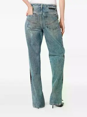 Stella McCartney Panelled Lace-up Jeans