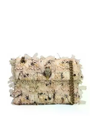 Kurt Geiger Kensington Tweed Shoulder Bag - Neutrals