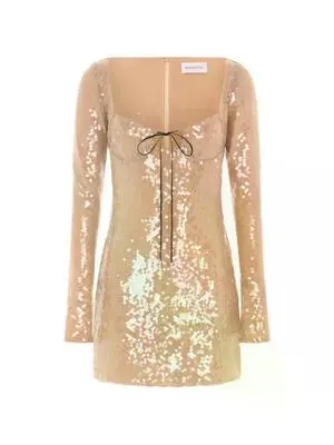 16Arlington Franca Mini Dress - Neutrals